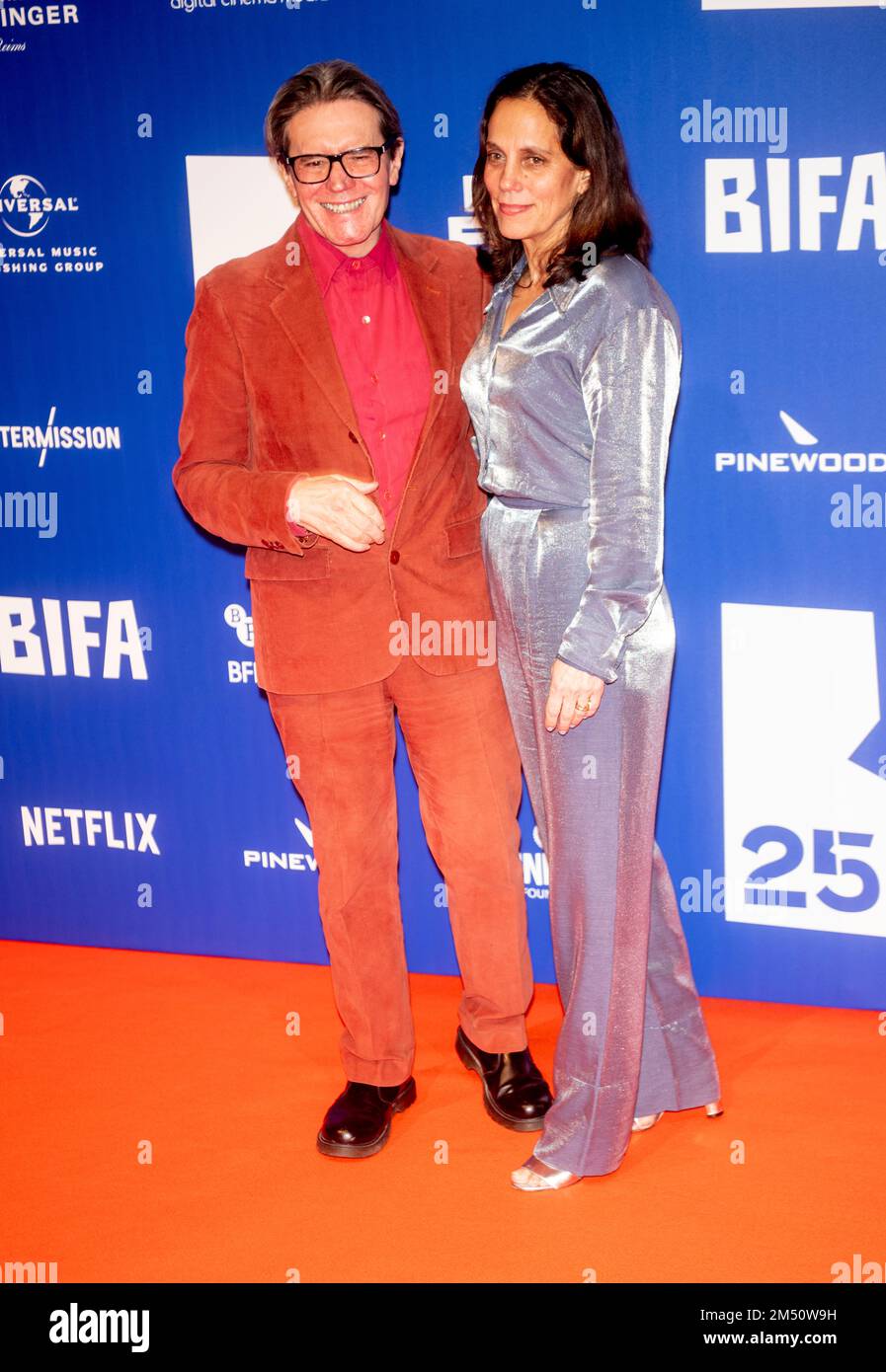 Stephen Woolley and Elizabeth Karlsen at The 25th British Independent ...