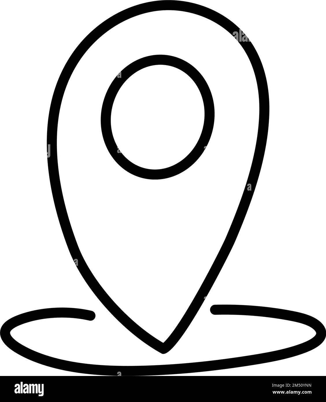 Map marker clipart Black and White Stock Photos & Images - Alamy
