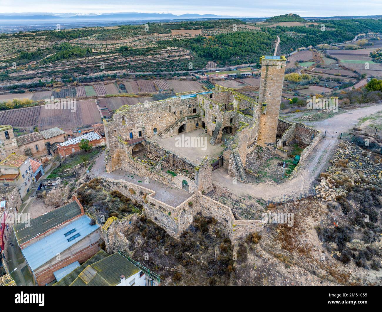 Ciutadilla Castle is an old medieval fortress from the 11th century ...