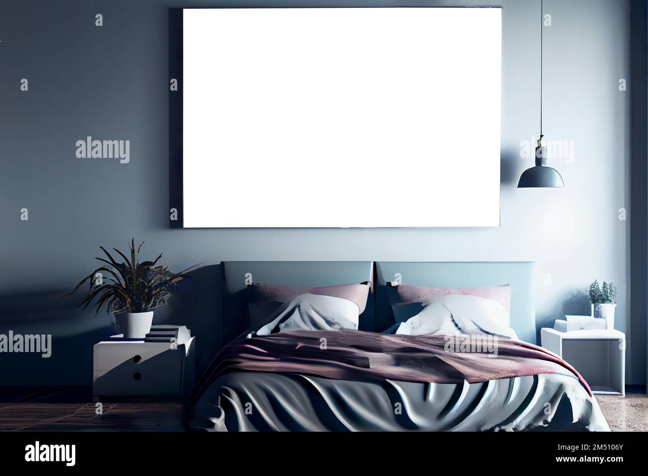 Trendy bed design hi-res stock photography and images - Alamy