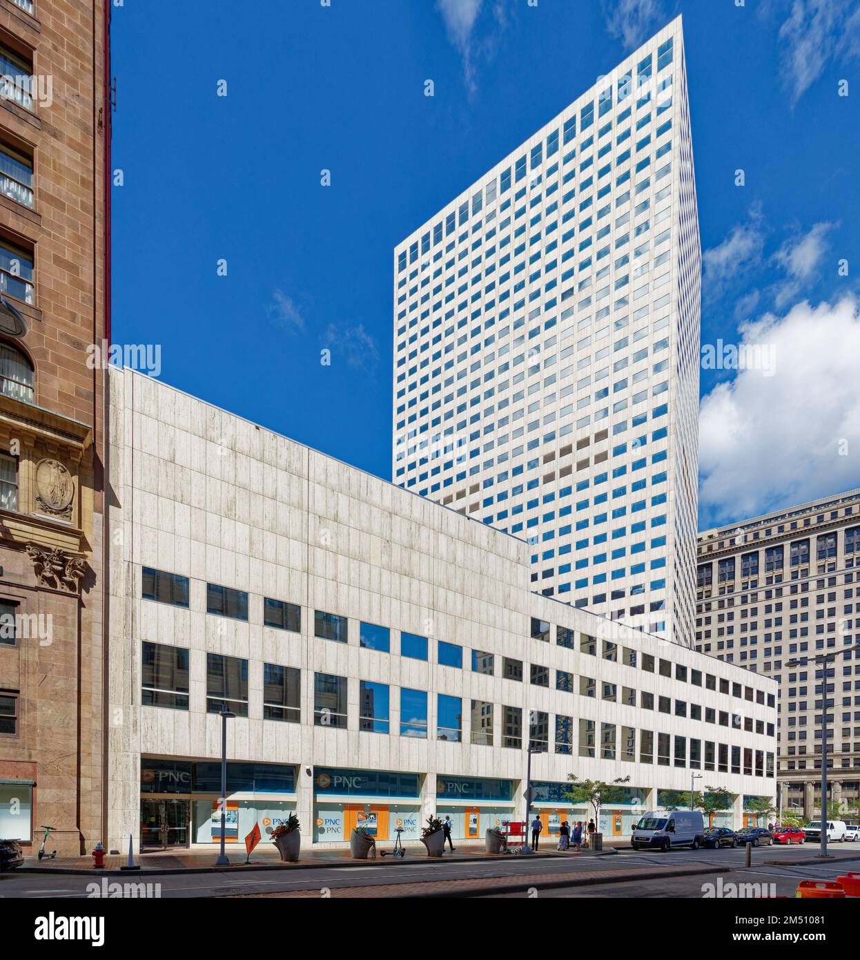 PNC Center, built in 1980 as National City Center, designed by Skidmore ...