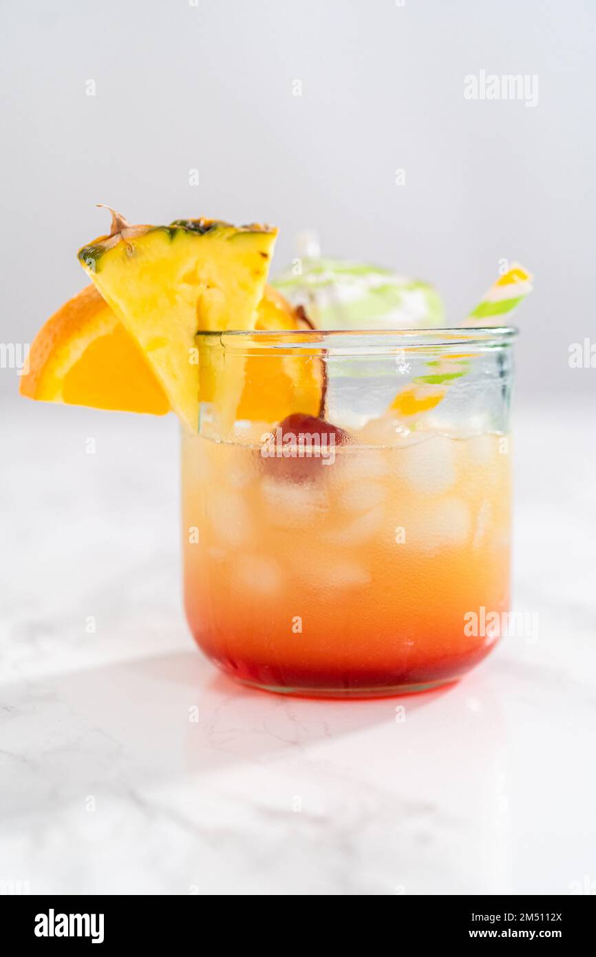 Malibu sunset cocktail hi-res stock photography and images - Alamy