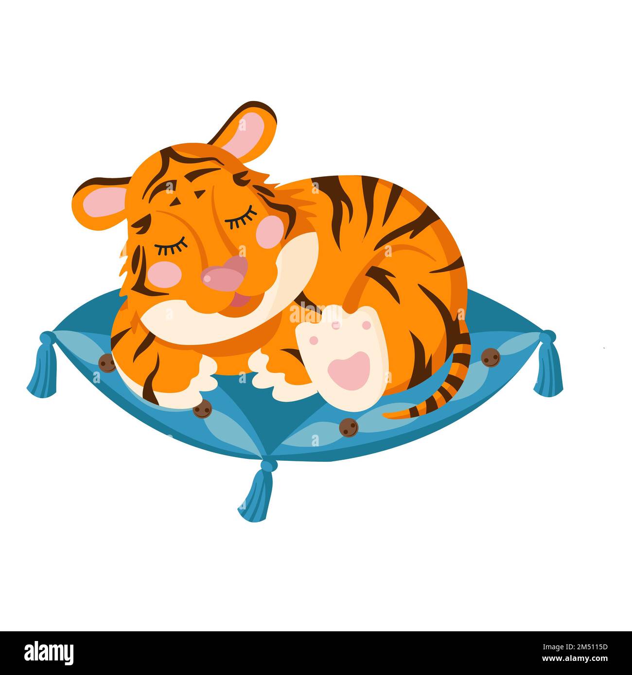 Cute tiger cartoon Cut Out Stock Images & Pictures - Alamy