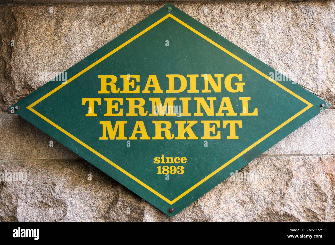 Philadelphia Pennsylvania, USA - 29 April 2022: Green and yellow ...