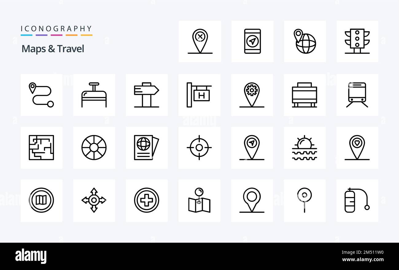 Route train line maps Stock Vector Images - Alamy