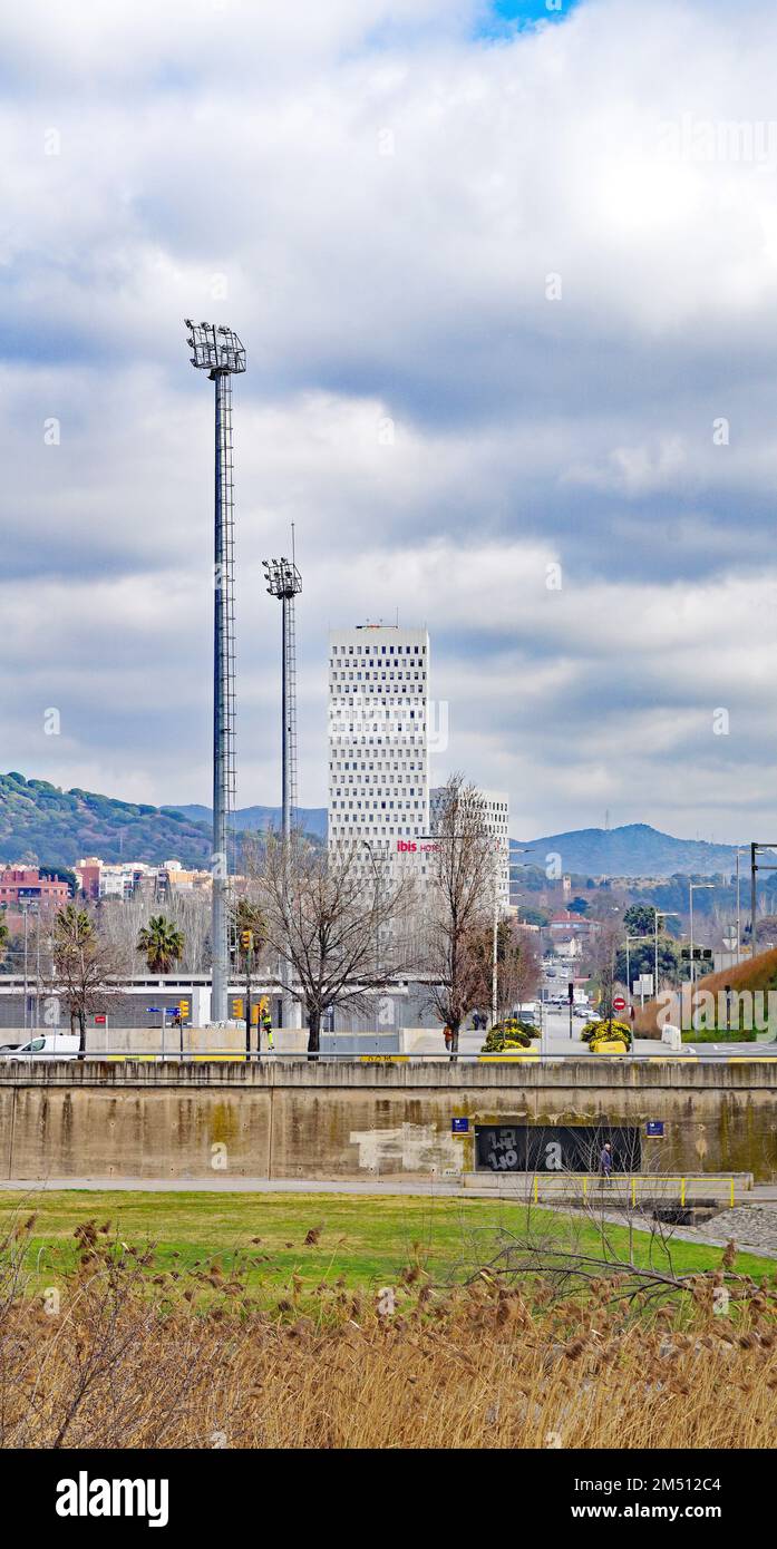 Besós River Park in Sant Adriá del Besos, Barcelona, Catalunya, Spain ...