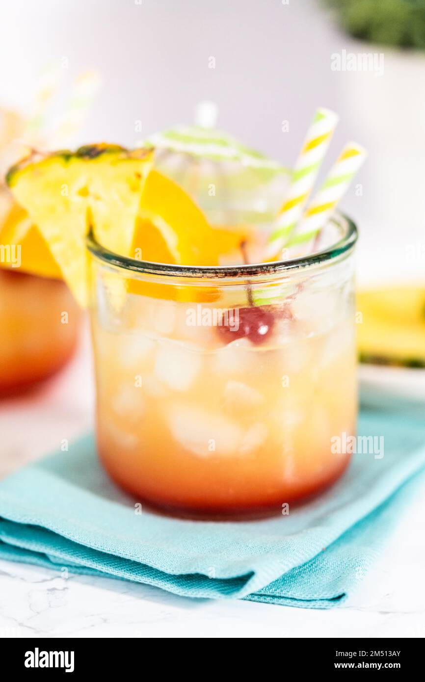 Malibu sunset cocktail hi-res stock photography and images - Alamy