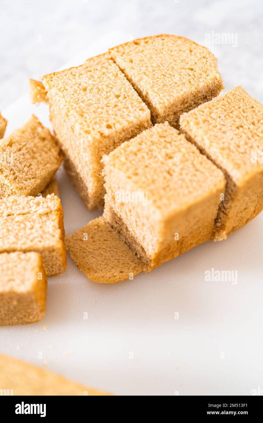 Bread pudding preparing hi-res stock photography and images - Alamy