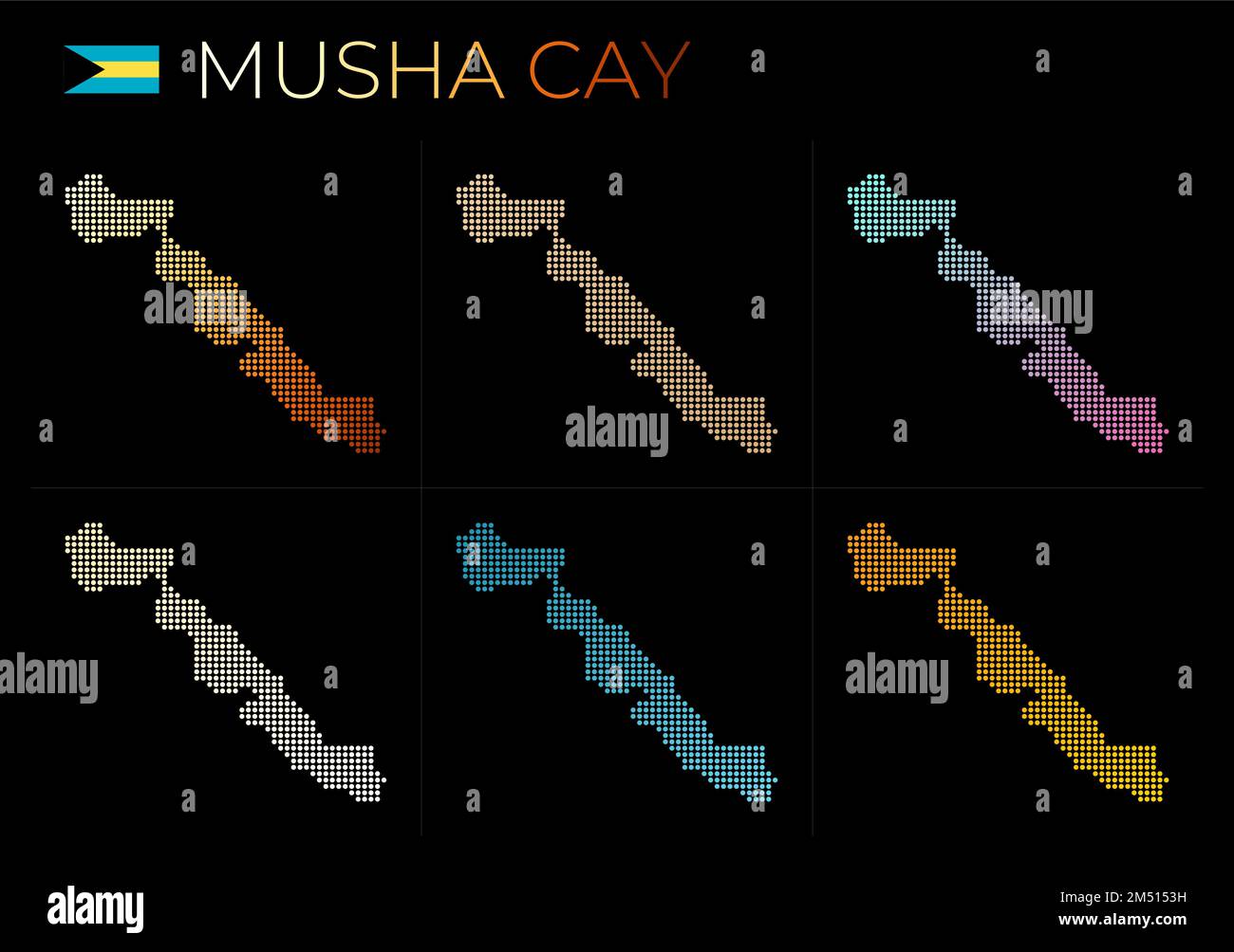 Musha cay map hi-res stock photography and images - Alamy