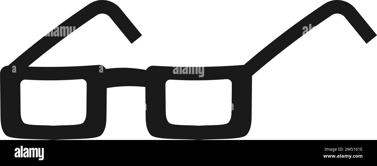 Nerd Glasses Hand Drawn Clipart Illustration Isolated Stock Vector Image And Art Alamy
