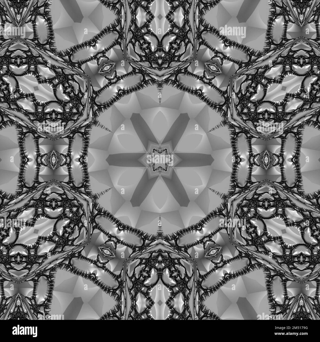 Abstract Computer generated Fractal design. A fractal is a never-ending ...