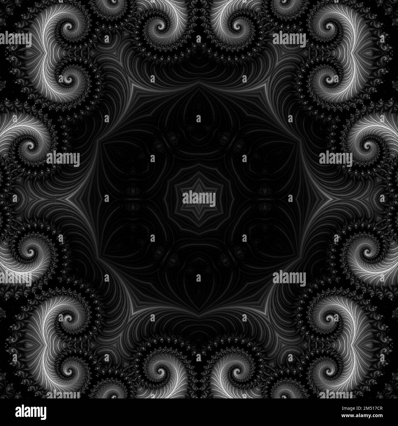 Abstract Computer generated Fractal design. A fractal is a never-ending ...