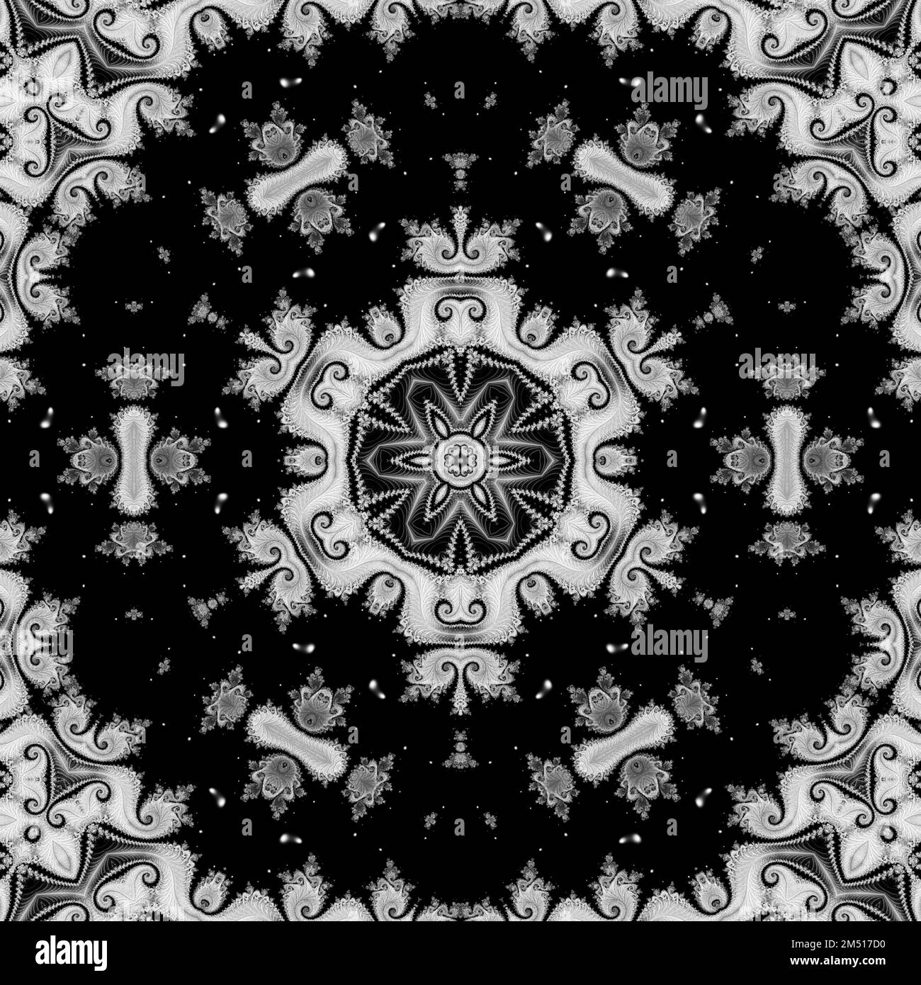 Abstract Computer generated Fractal design. A fractal is a never-ending ...