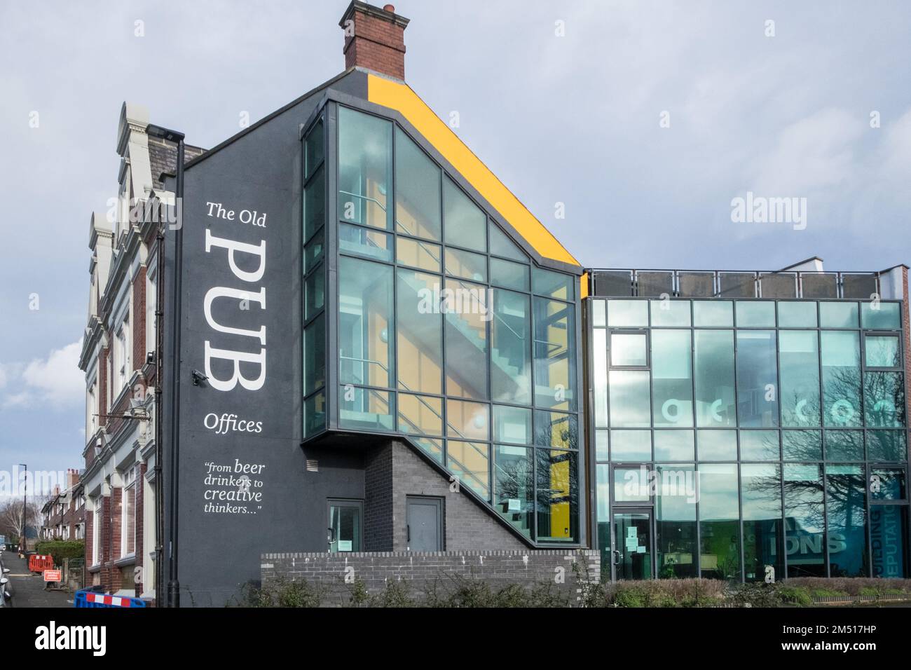 The Old Pub,on,Albion Row,Byker,Ouseburn,now,repurposed,as,office ...