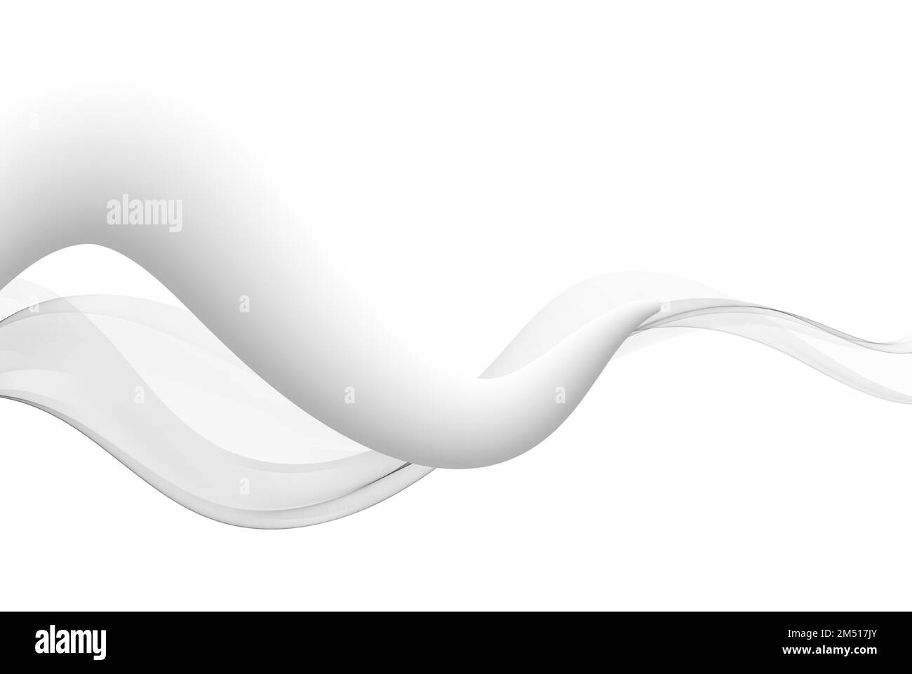 White abstract background with wave lines,background design template ...