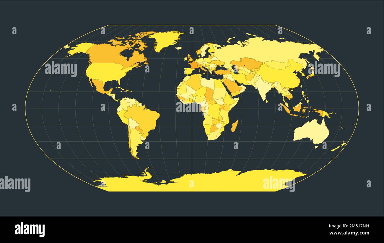 Map world wagner vi hi-res stock photography and images - Alamy