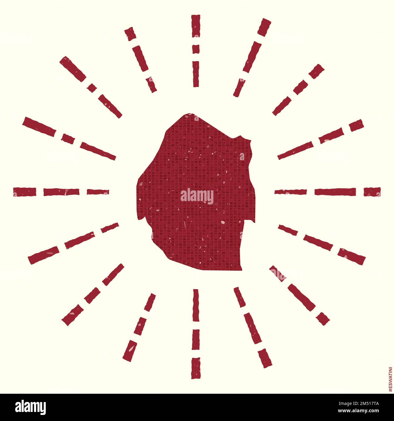 Mbabane shape map hi-res stock photography and images - Alamy