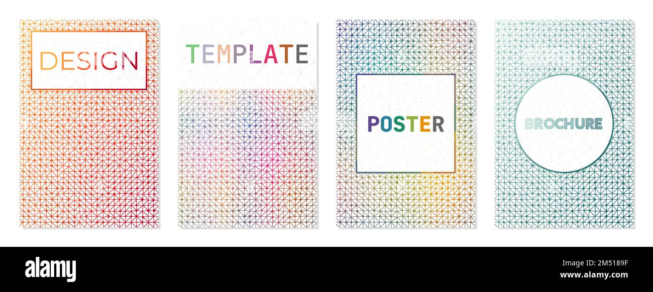 Set of digital covers. Can be used as cover, banner, flyer, poster ...