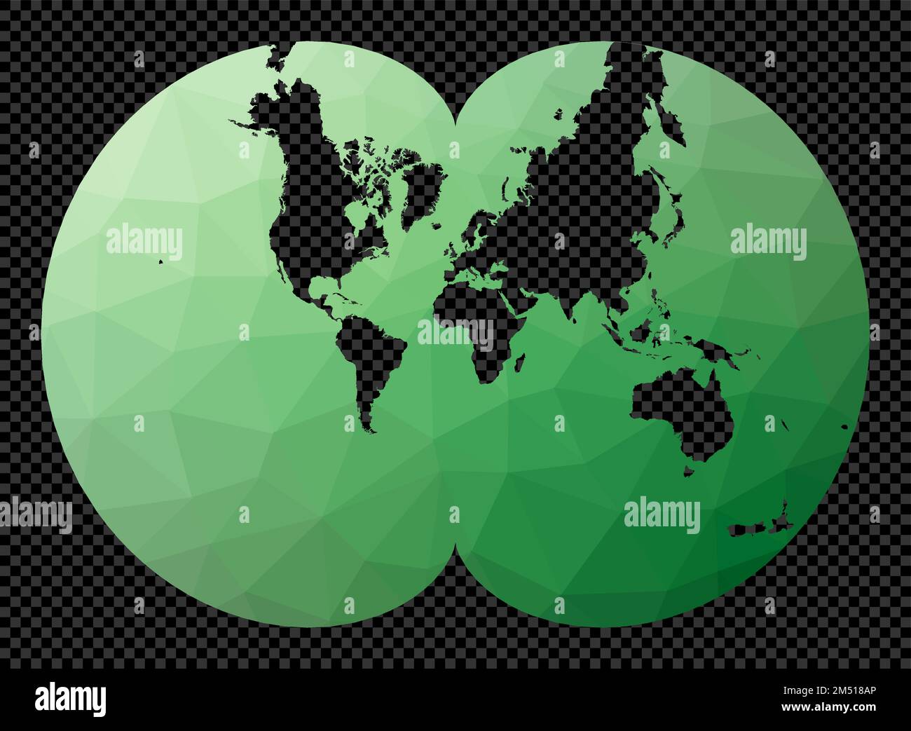 World map. August projection. Polygonal map of the world on transparent ... World map. August projection. Polygonal map of the world on transparent ...