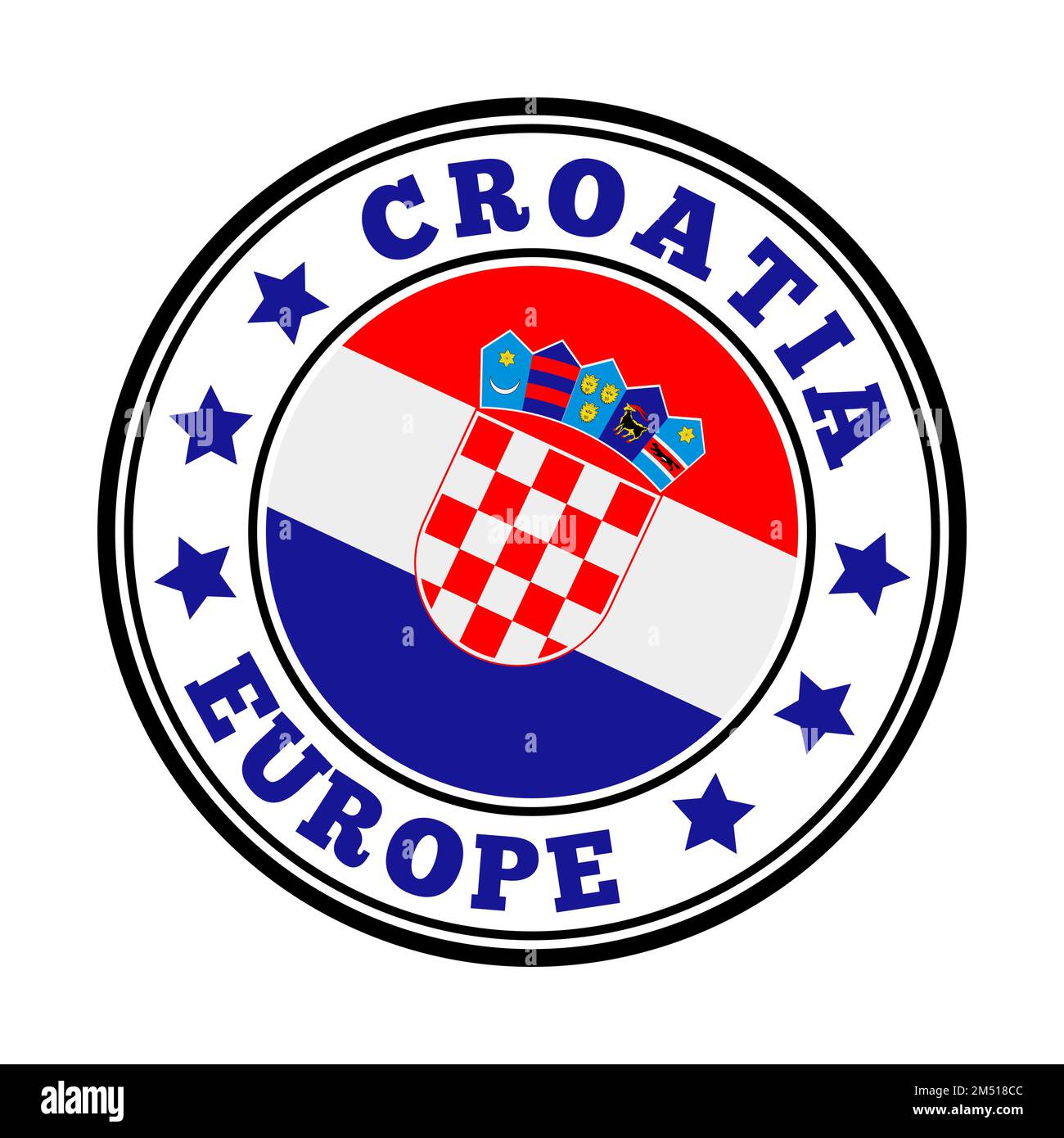 Croatian cruise Stock Vector Images - Alamy