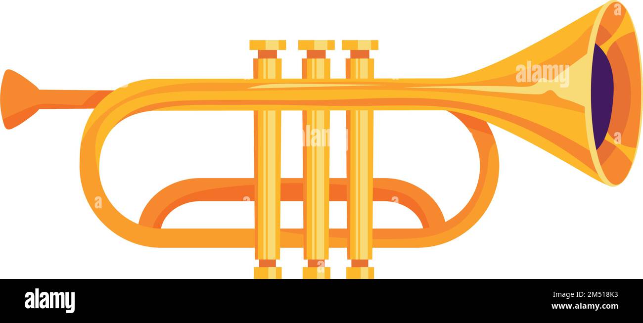 trumpet music instrument Stock Vector Image & Art - Alamy