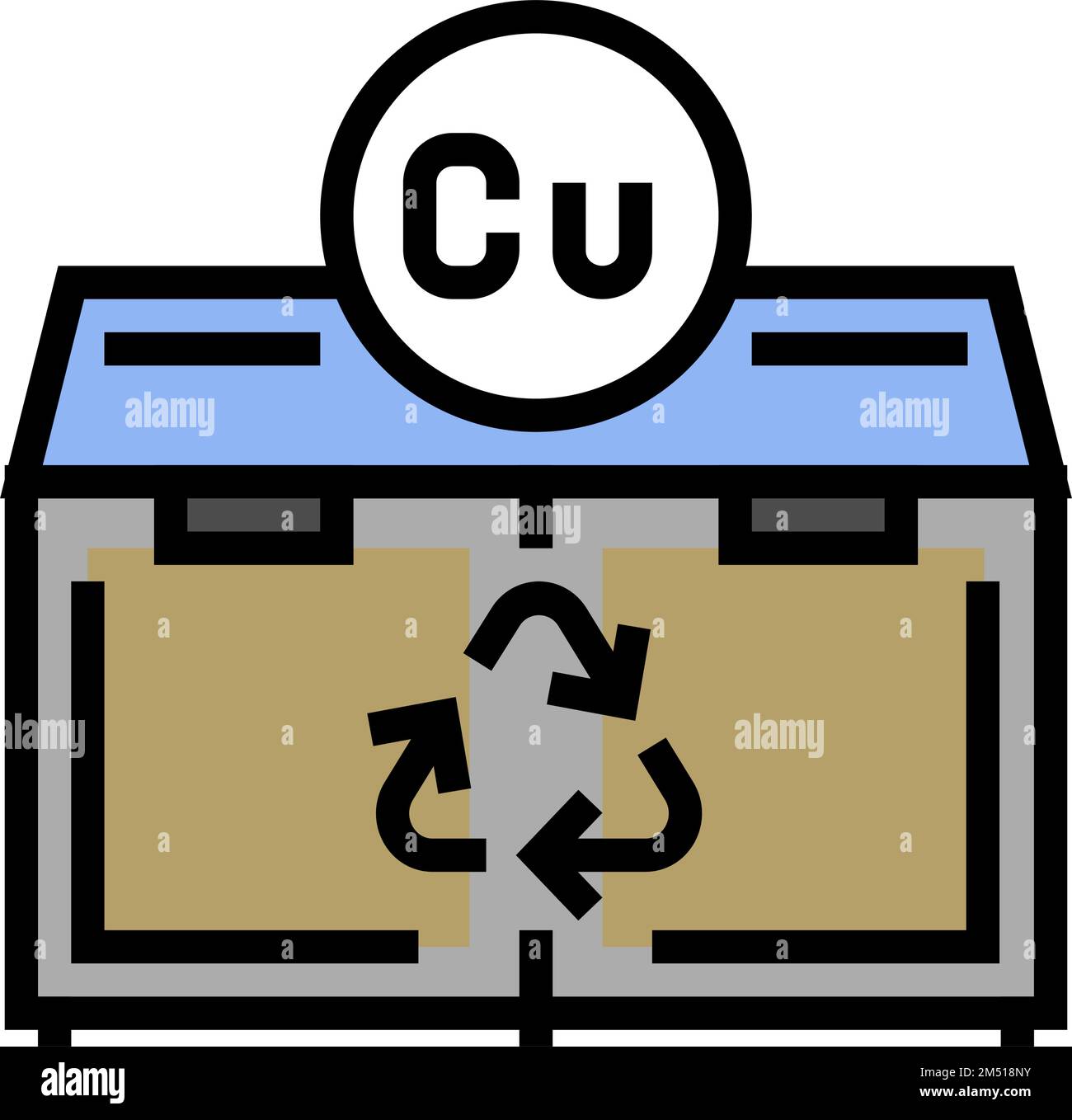 Copper pipe wall Stock Vector Images - Alamy