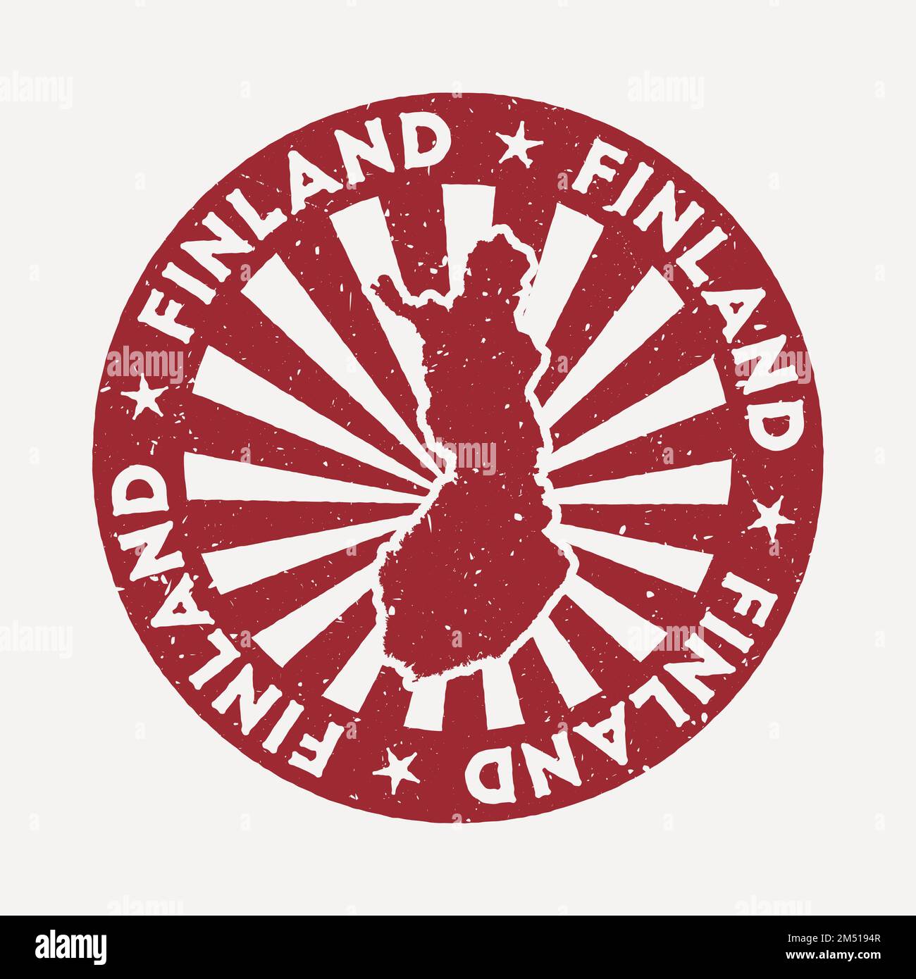 Finland stamp. Travel red rubber stamp with the map of the country ...