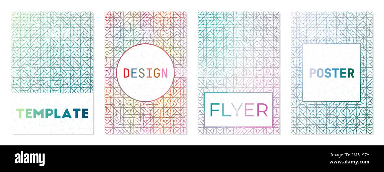 Futuristic background design vector collection. Can be used as cover ...