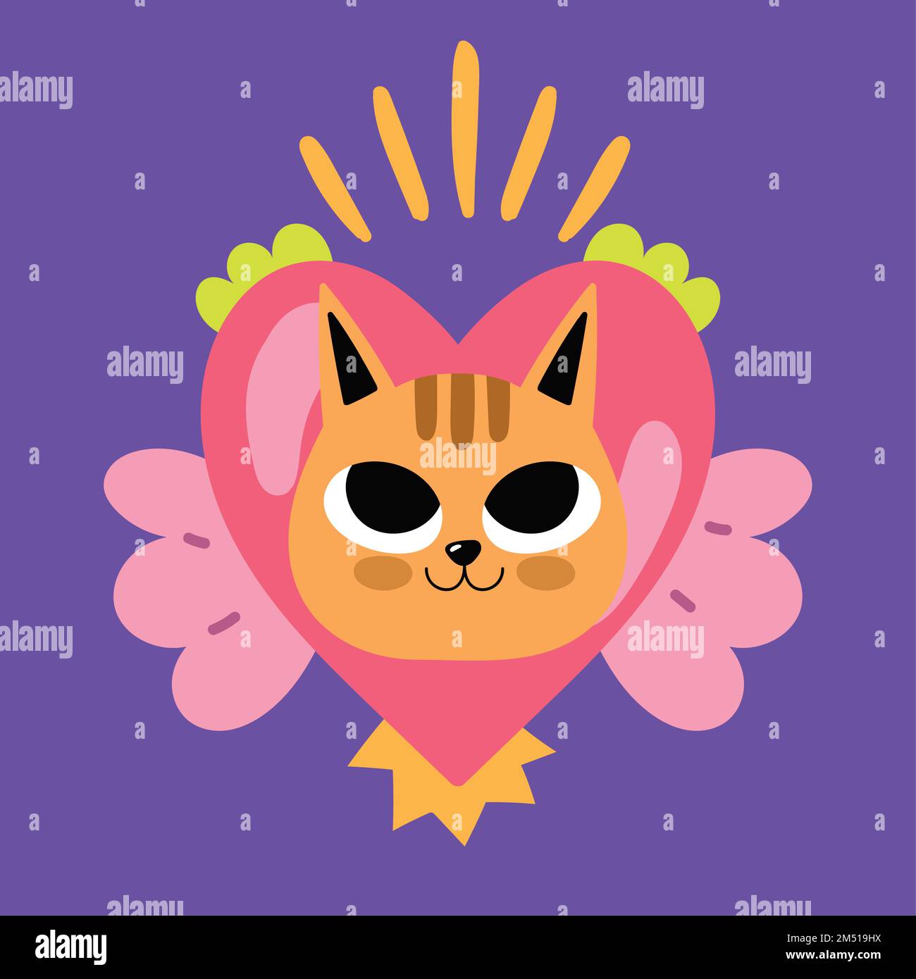 adorable cat head Stock Vector Image & Art - Alamy