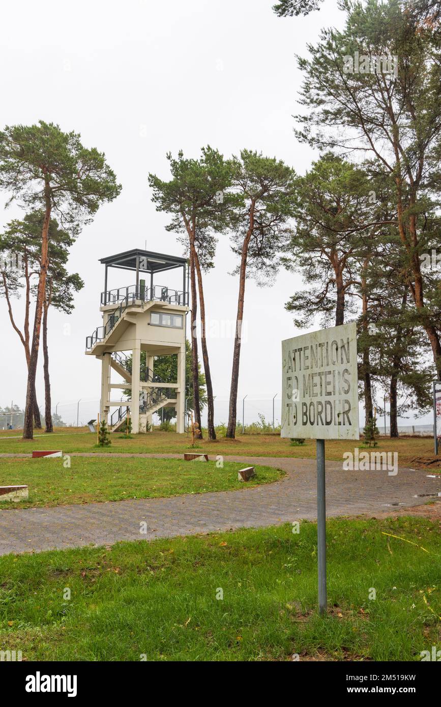 Geisa, Germany - September 14, 2022: Watchtower Museum Point Alpha US ...