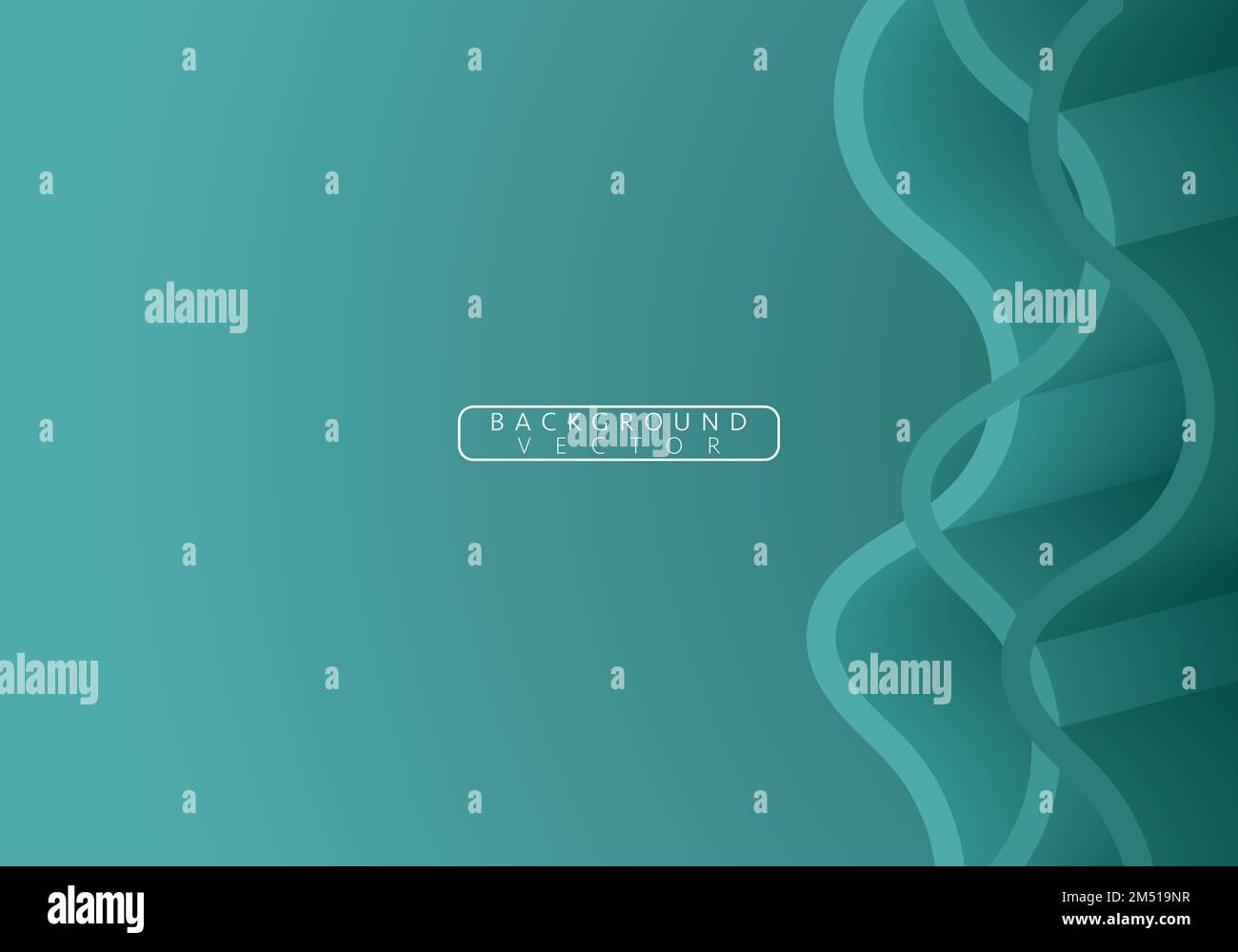 Paper cut style line wave pattern vector. Abstract template with ...