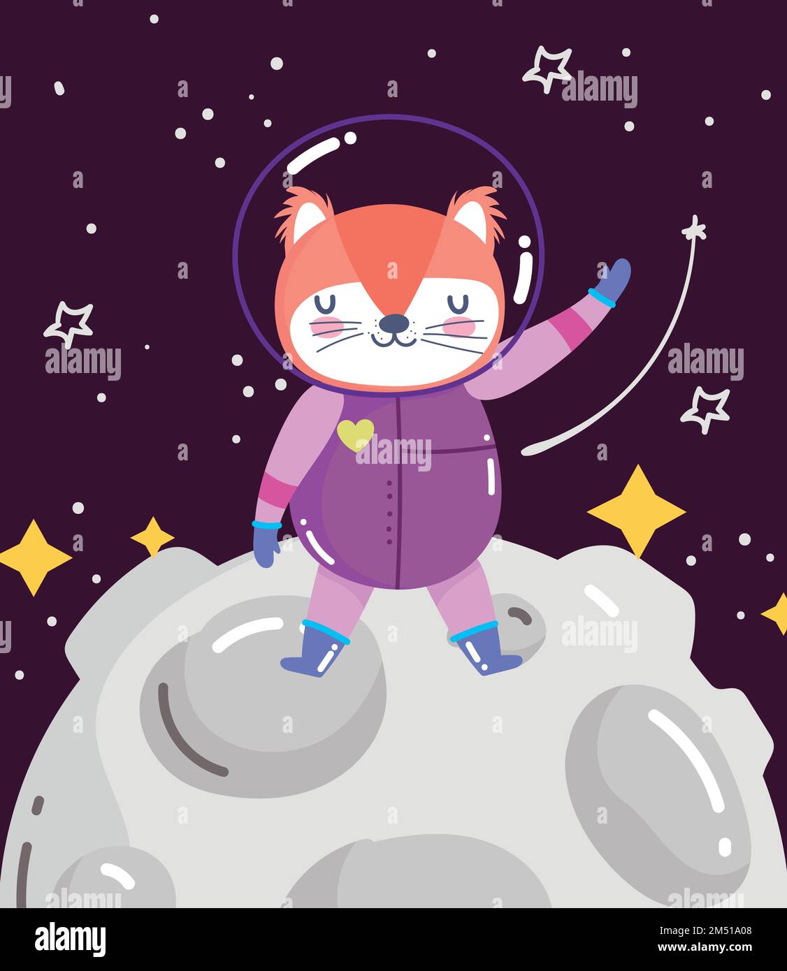 Astronaut fox Stock Vector Images - Alamy