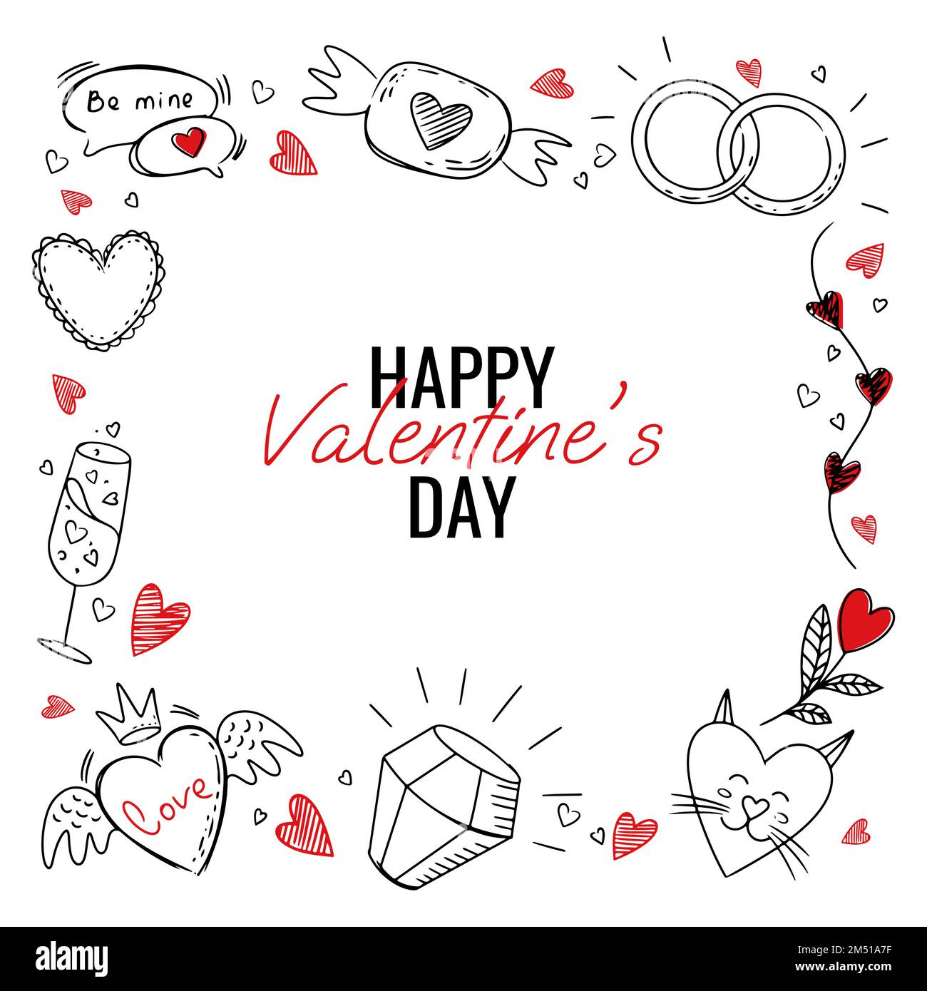 Pizza this valentines day Stock Vector Images - Alamy