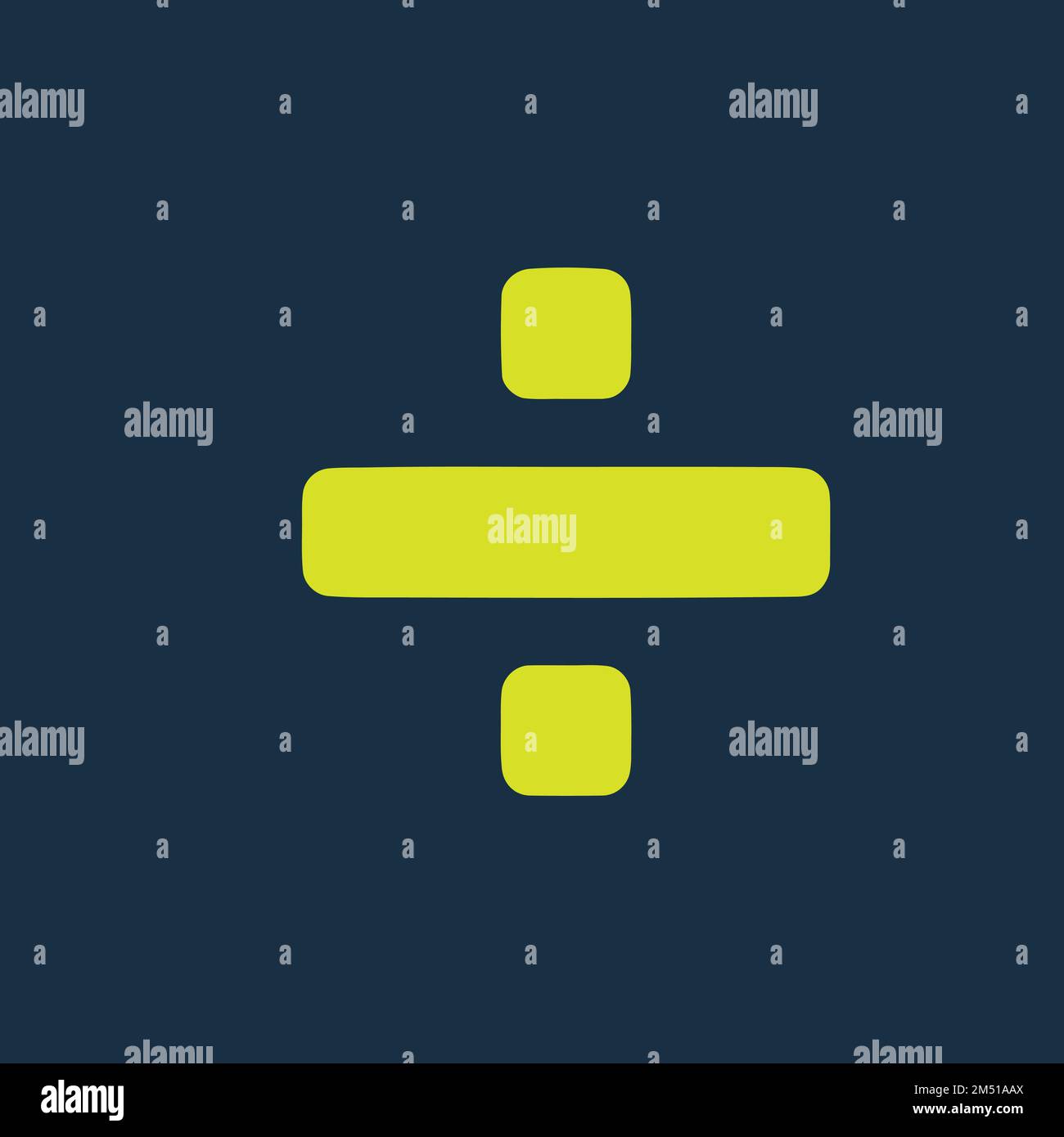 Division symbols in math hi-res stock photography and images - Alamy