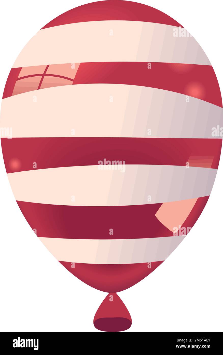 striped balloon icon Stock Vector Image & Art - Alamy