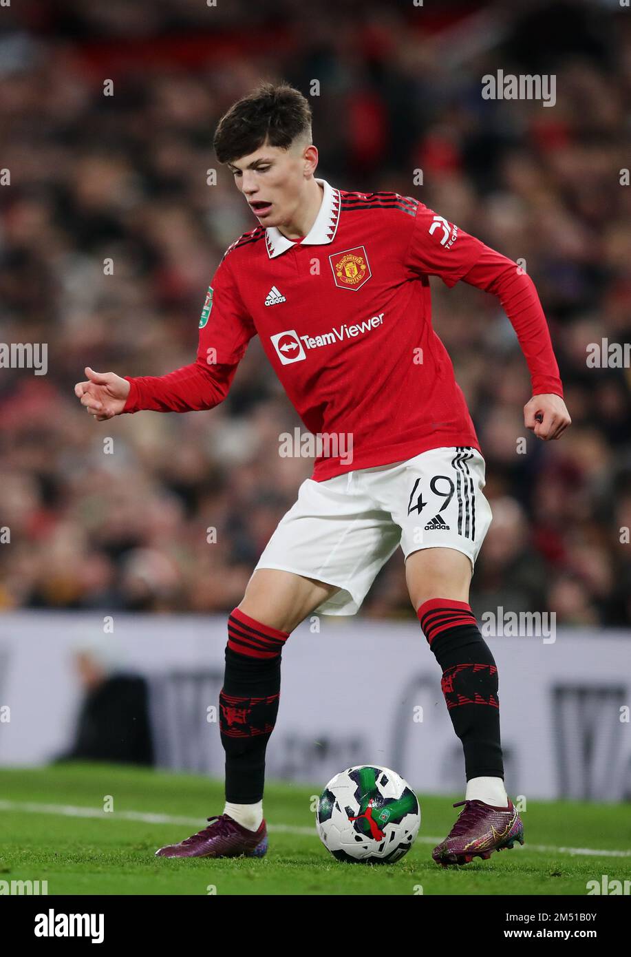 Manchester United's Alejandro Garnacho during the Carabao Cup fourth ...