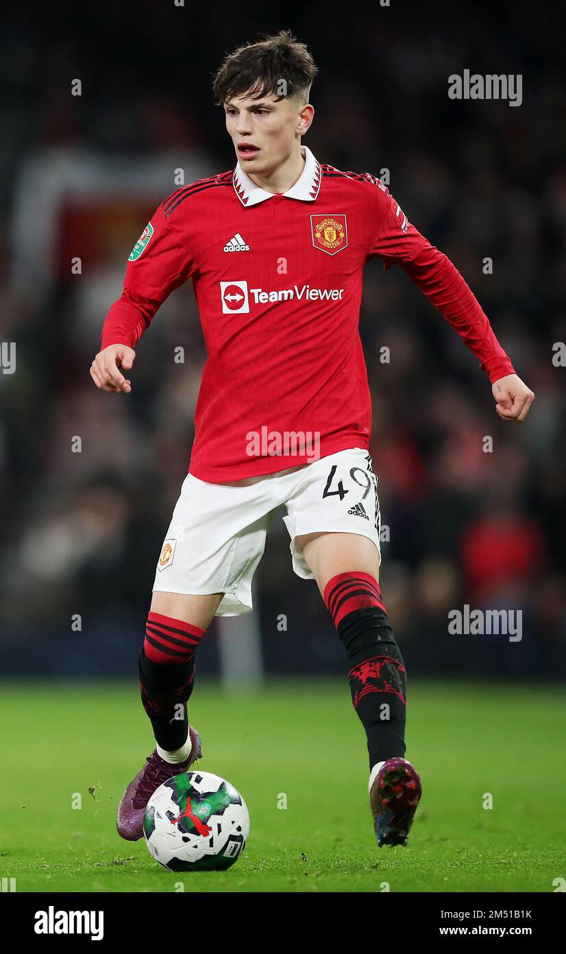 Manchester United's Alejandro Garnacho during the Carabao Cup fourth ...