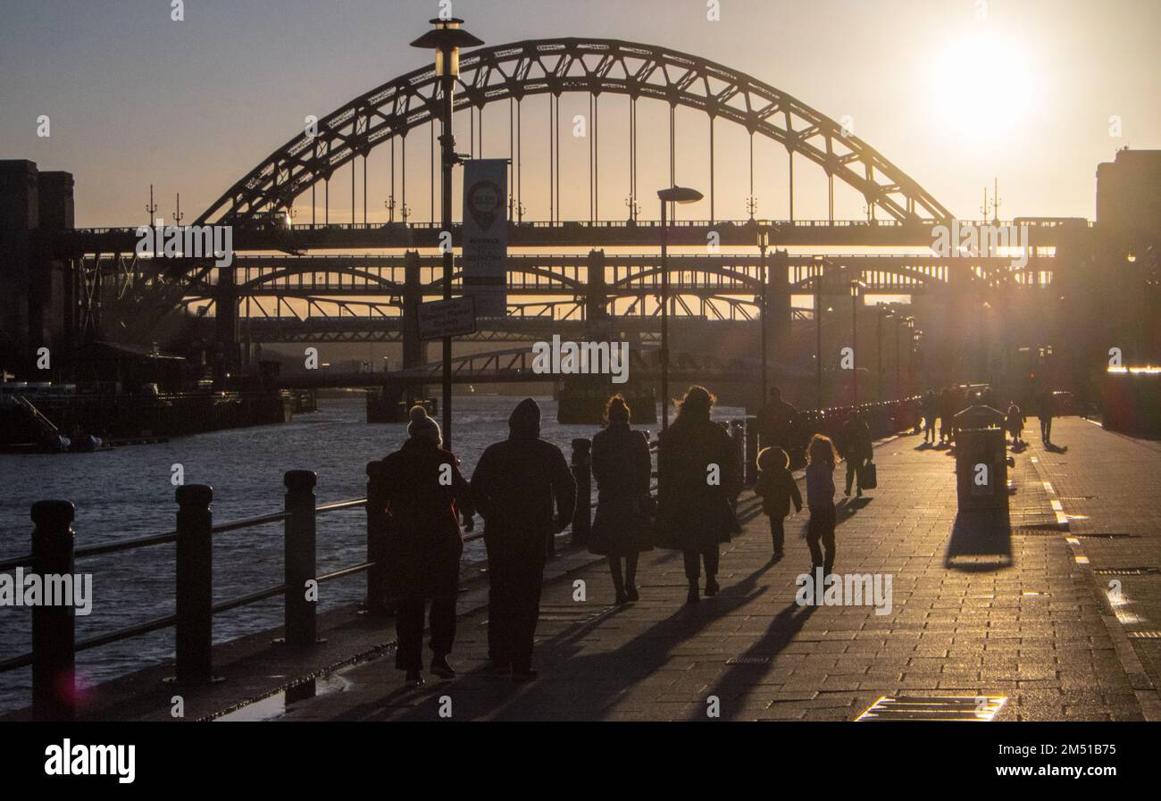 Iconic,Tyne Bridge,bridge,bridges,River Tyne,at,sundown,sunset ...