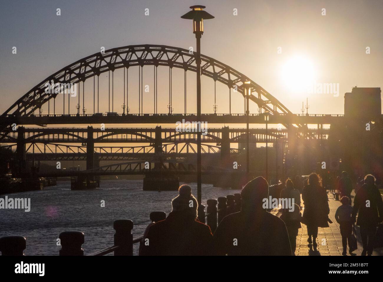 Iconic,Tyne Bridge,bridge,bridges,River Tyne,at,sundown,sunset ...