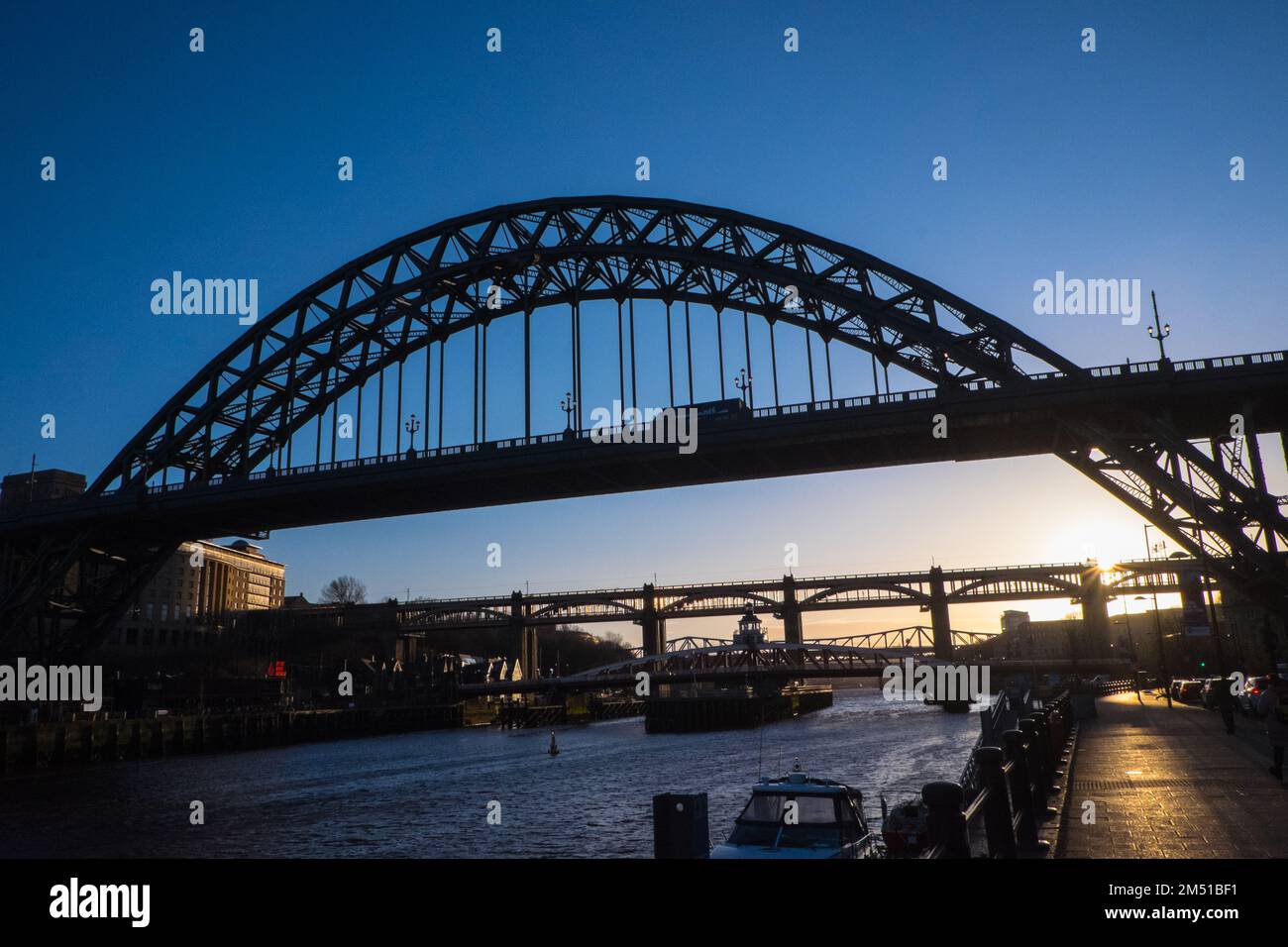 Iconic,Tyne Bridge,bridge,bridges,River Tyne,at,sundown,sunset ...