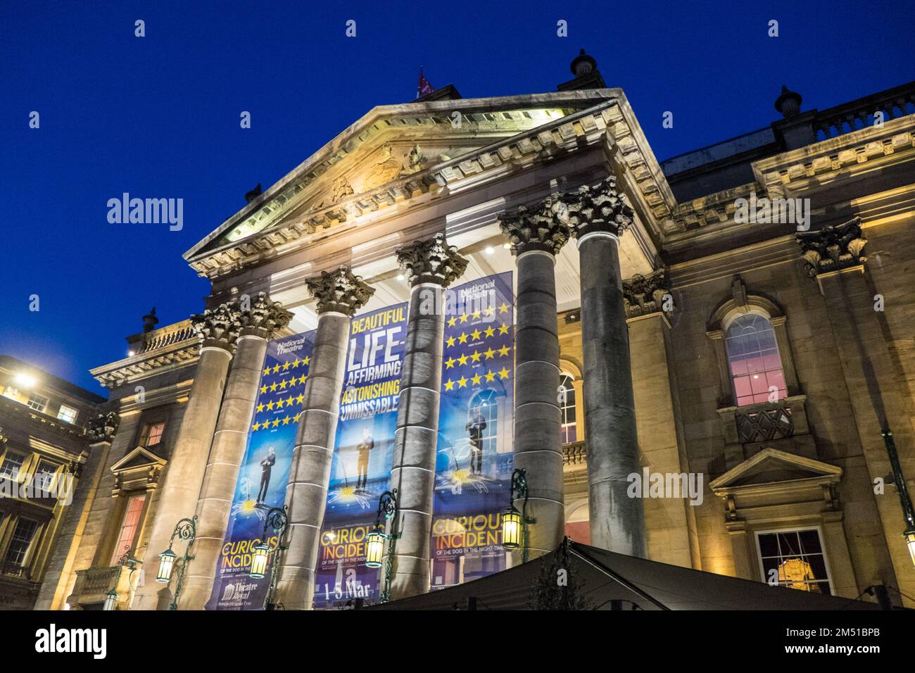 Luxurious 19th century theatre with refurbished interiors hi-res stock ...