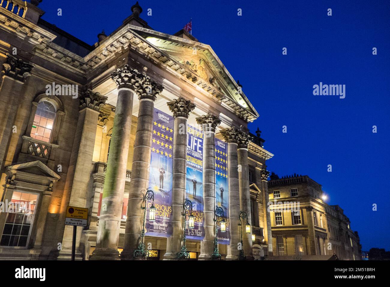 Luxurious 19th century theatre with refurbished interiors hi-res stock ...