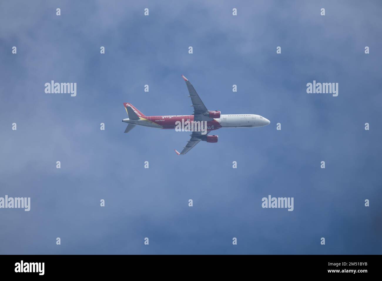 Chiangmai, Thailand - November 18 2022: HS-VKJ A321-200 of Thai Vietjet ...