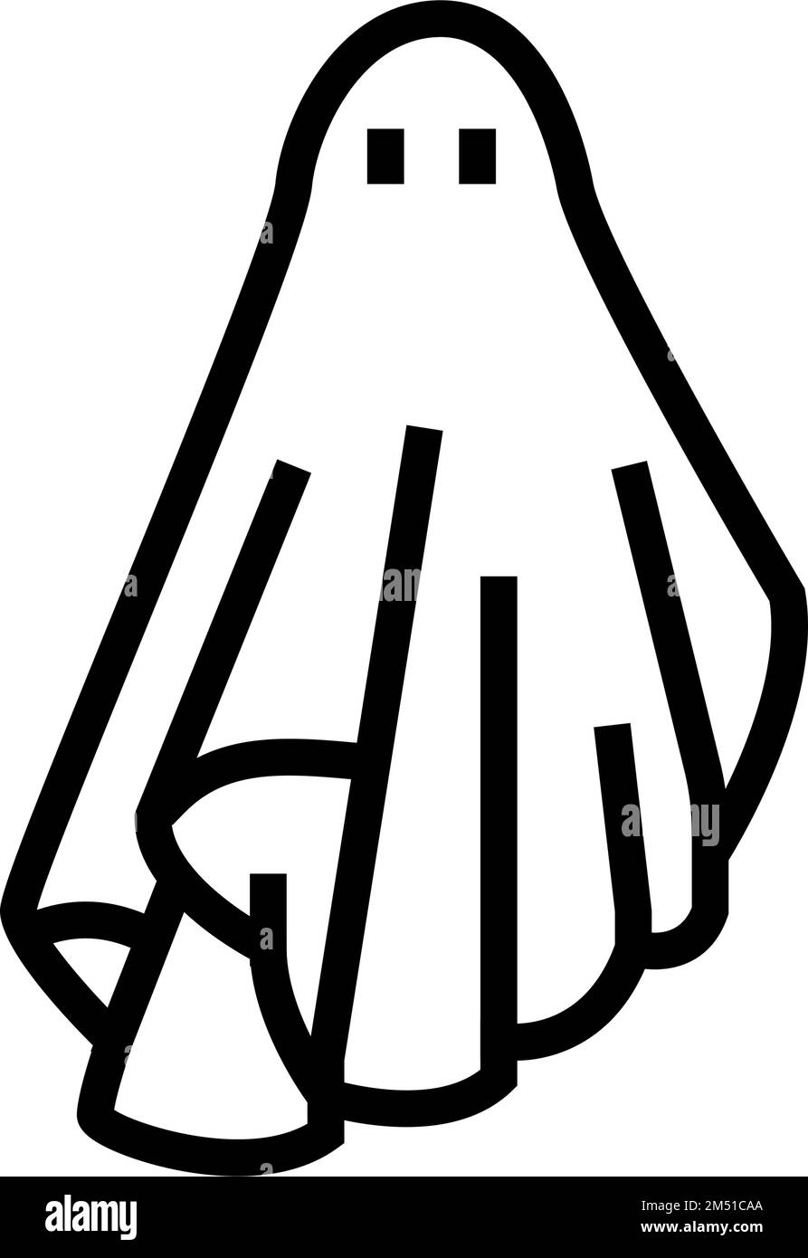 halloween ghost color icon vector illustration Stock Vector Image & Art ...