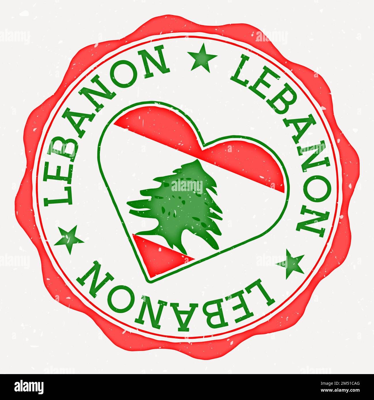 Lebanon heart flag logo. Country name text around Lebanon flag in a shape of heart. Charming ...
