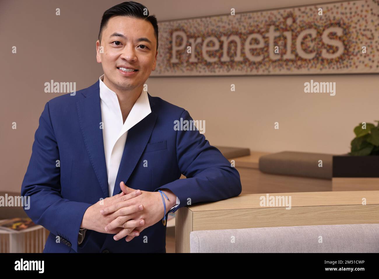 Interview with Prenetics CEO Danny Yeung Sheng-wu at his office in ...