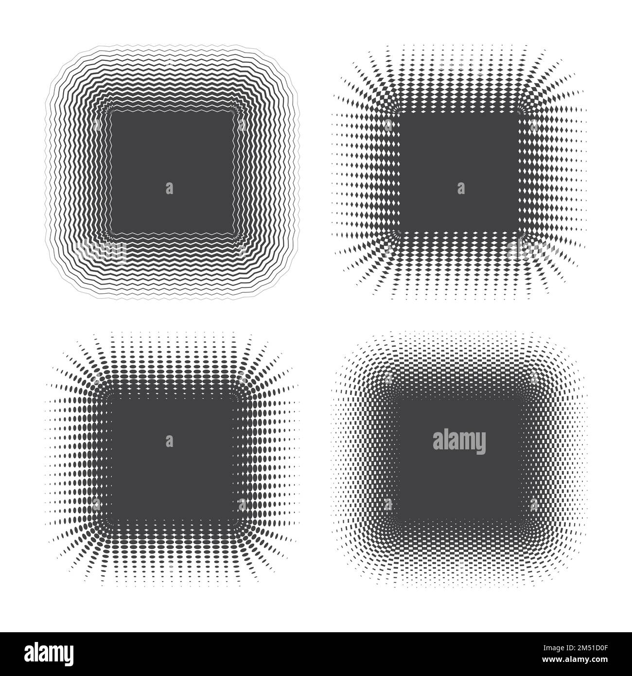 Four seamless square halftones Stock Vector Image & Art - Alamy