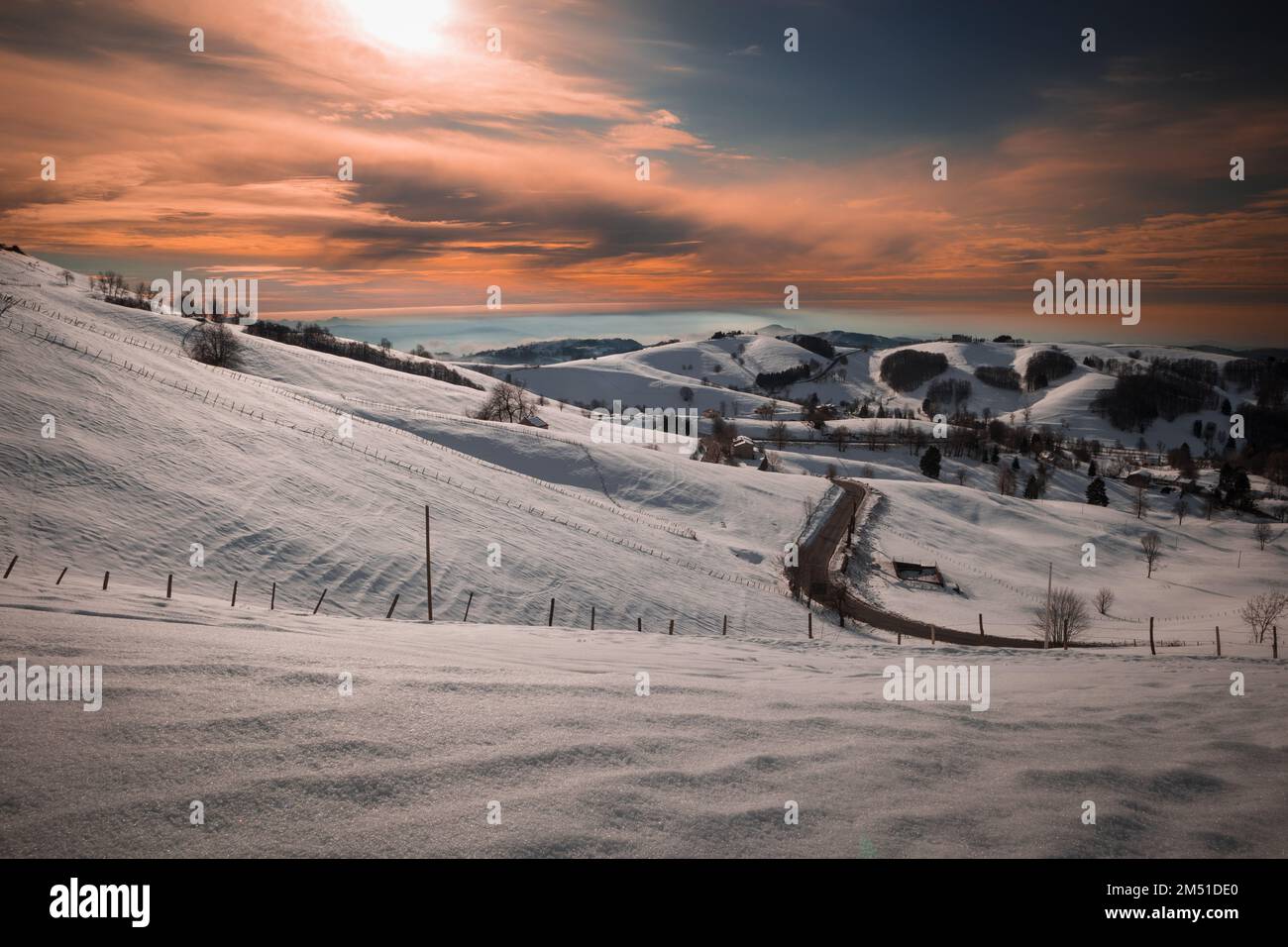 Landscape of Lessinia Stock Photo - Alamy