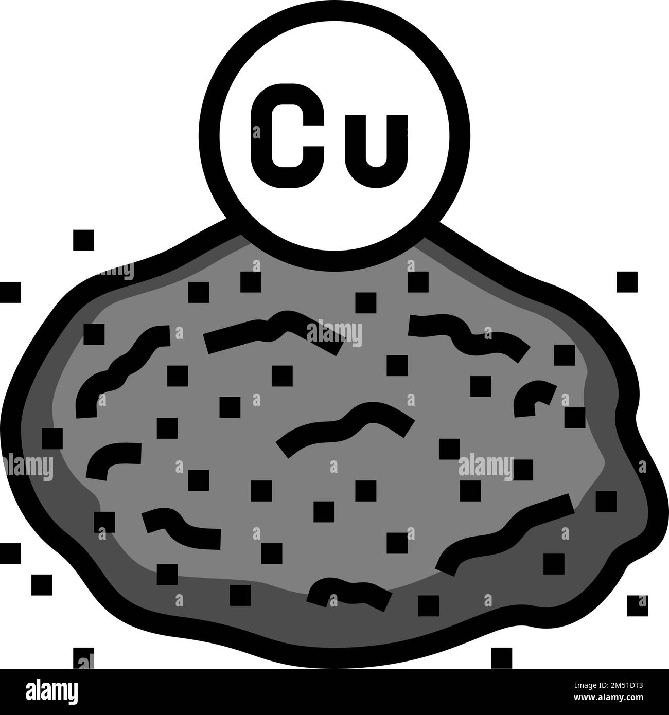 Copper concentrate Stock Vector Images - Alamy