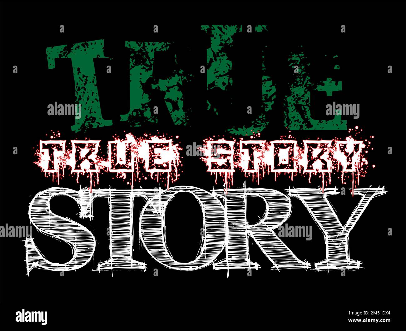 A vector with the text True Story in a beautiful font, perfect for ...